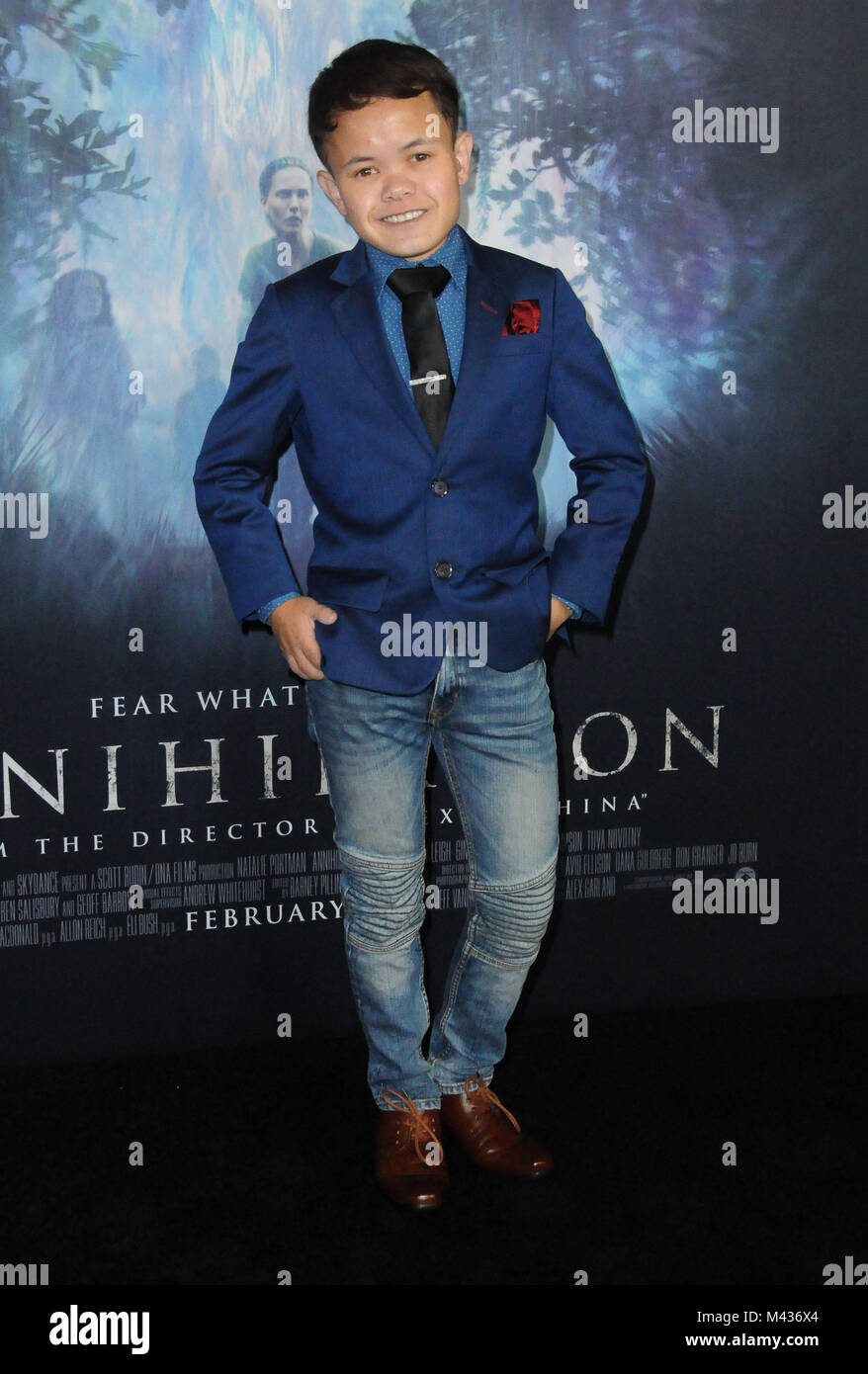 Los Angeles, California, USA. 13th February, 2018. Actor Sam Humphrey ...