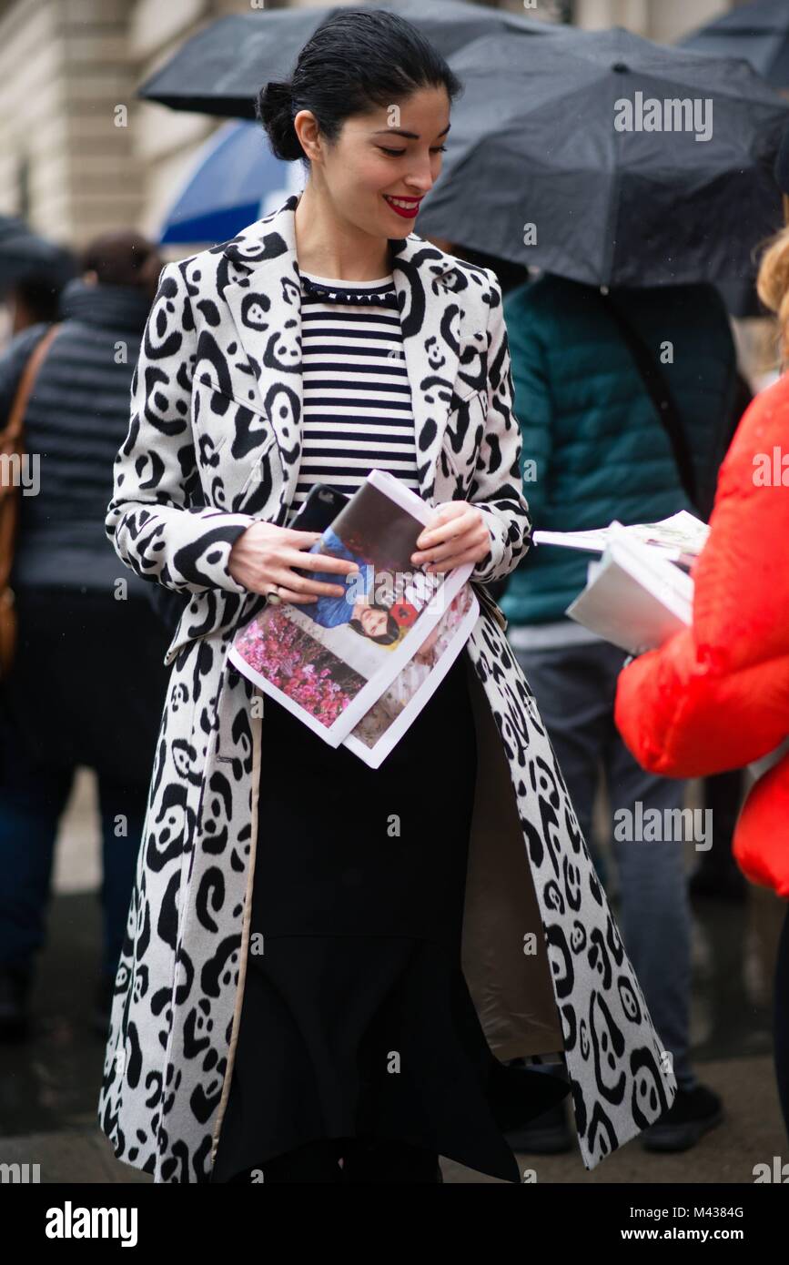 Caroline Issa, Editor at Tank Magazine, arriving for the Victoria ...