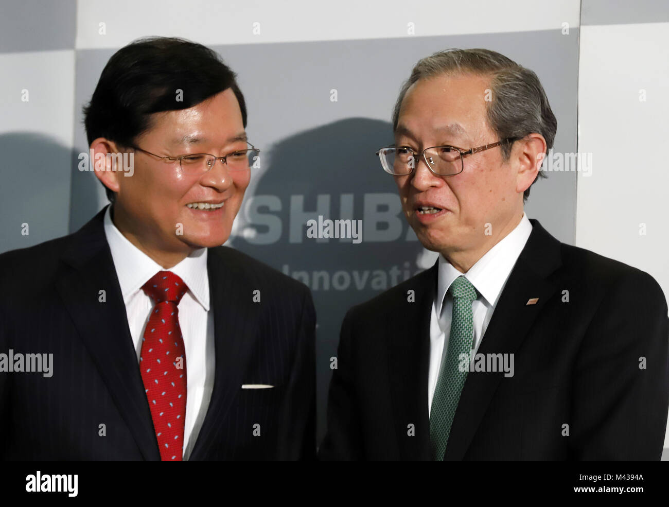 Tokyo, Japan. 14th Feb, 2018. Troubled Japanese electronics giant ...