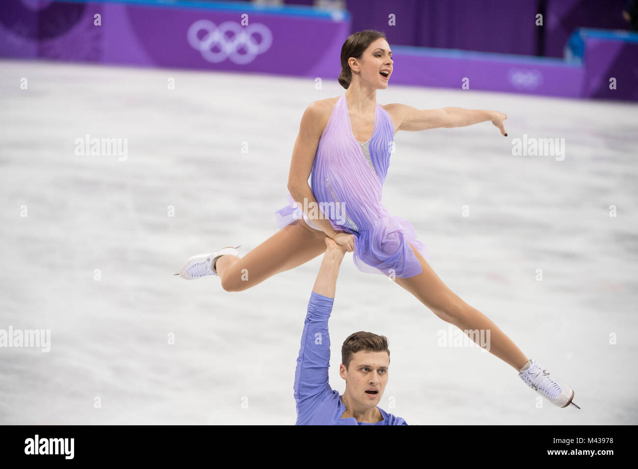 Gangneung, South Korea. 14th Feb, 2018. ZABIIAKO Natalia/ENBERT ...