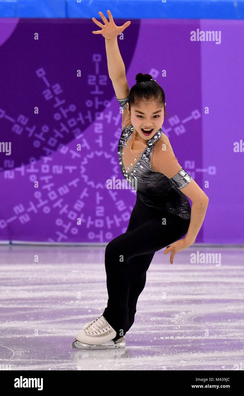 Gangneung, South Korea. 14th Feb, 2018. Ryom Tae Ok and Kim Ju Sik from ...