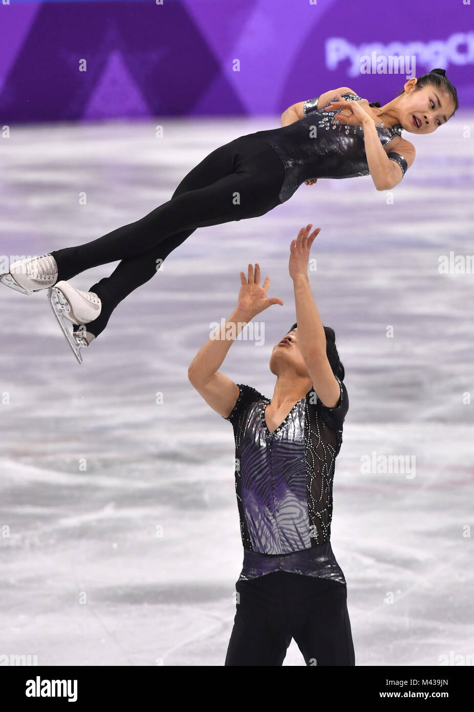 Gangneung, South Korea. 14th Feb, 2018. Ryom Tae Ok and Kim Ju Sik from ...