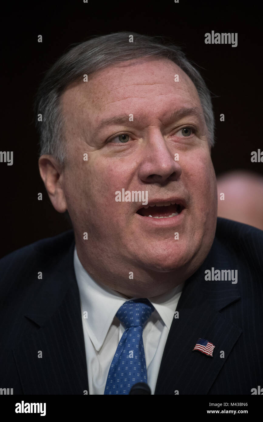 CIA Director Mike Pompeo testifies before the Senate Intelligence ...
