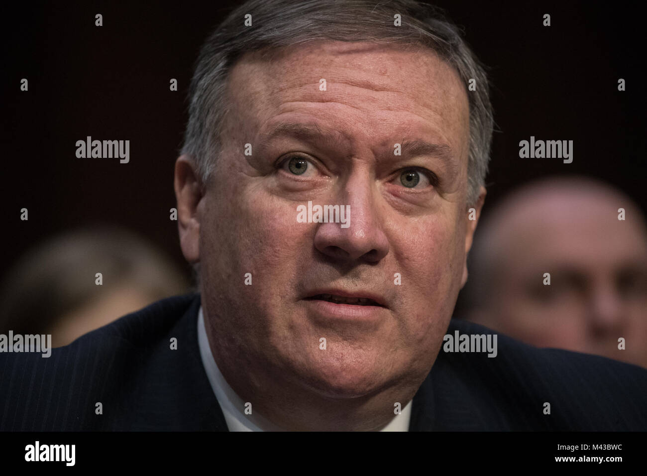 Washington, DC, USA. 13th February, 2018. CIA Director Mike Pompeo ...