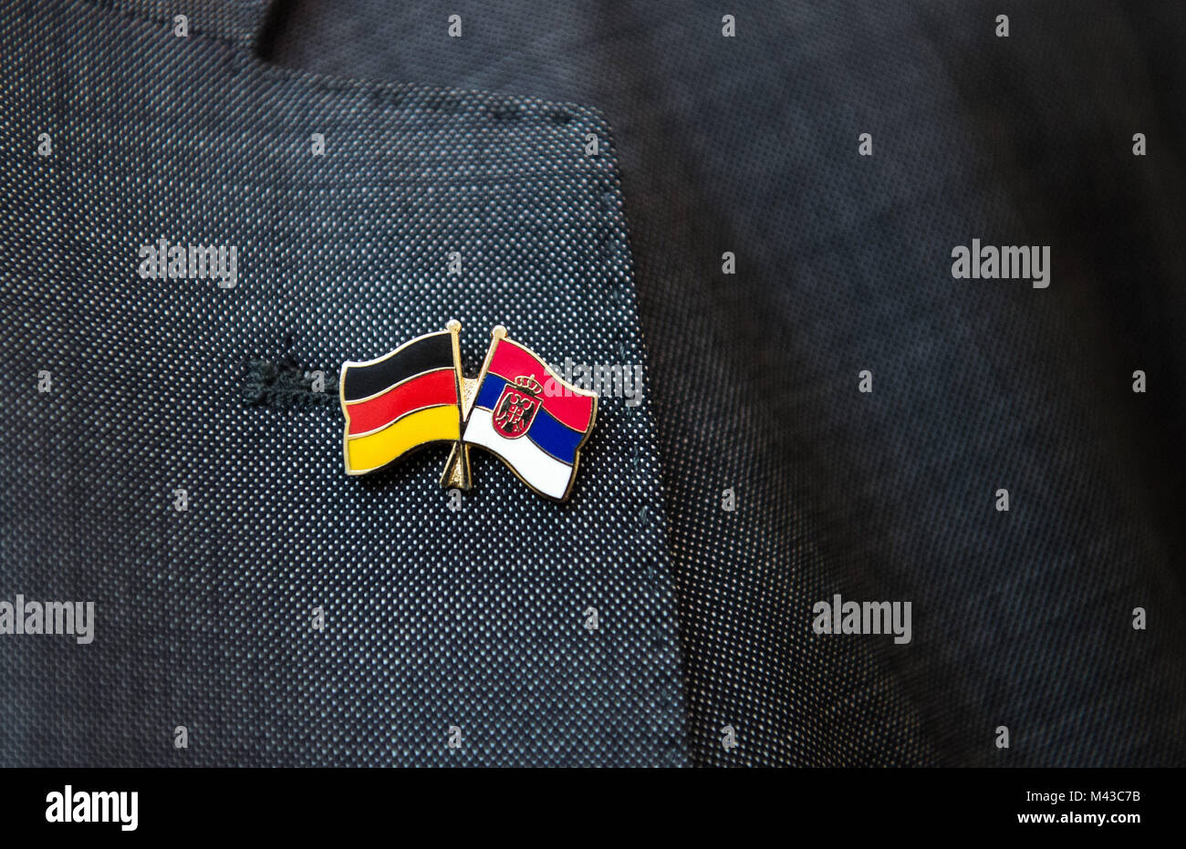 Serbian flags hi-res stock photography and images - Alamy