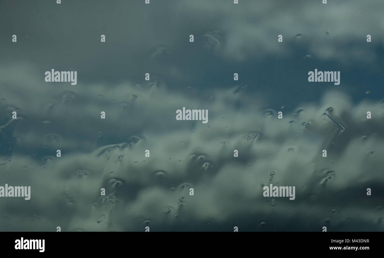 Rain pouring on windshield hi-res stock photography and images - Alamy