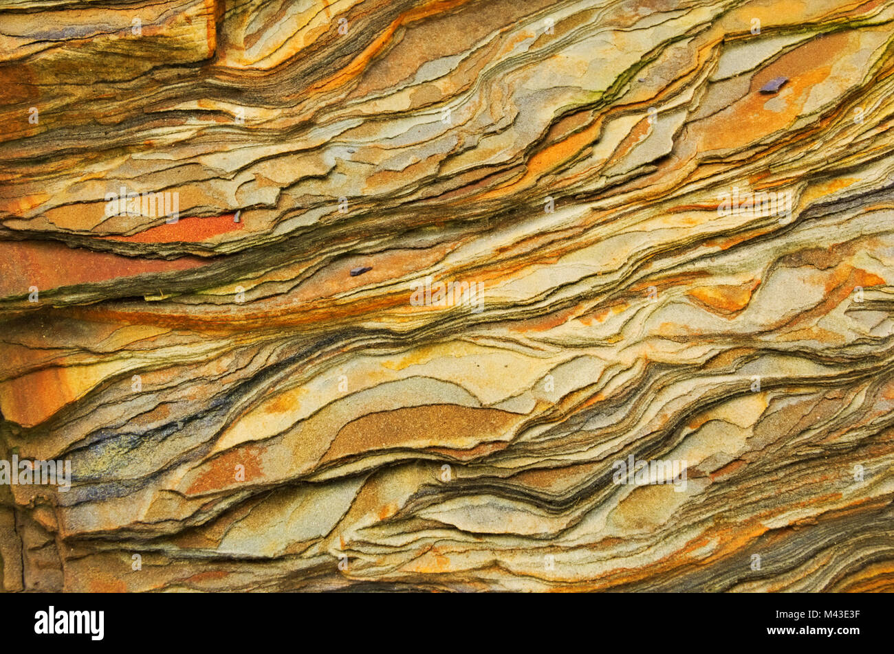 Colorful Rock Layers Stock Photo - Alamy
