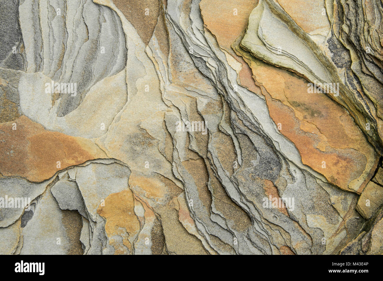 Colorful Rock Layers Stock Photo - Alamy