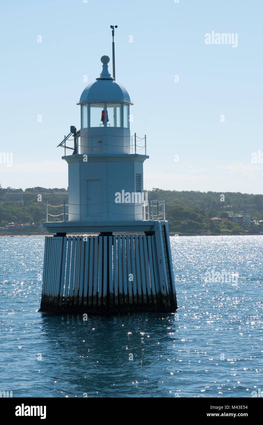 Lighthouse Navigation Buoy Stock Photo - Alamy