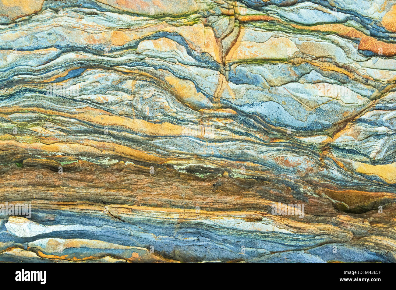 Colorful Rock Layers Stock Photo - Alamy