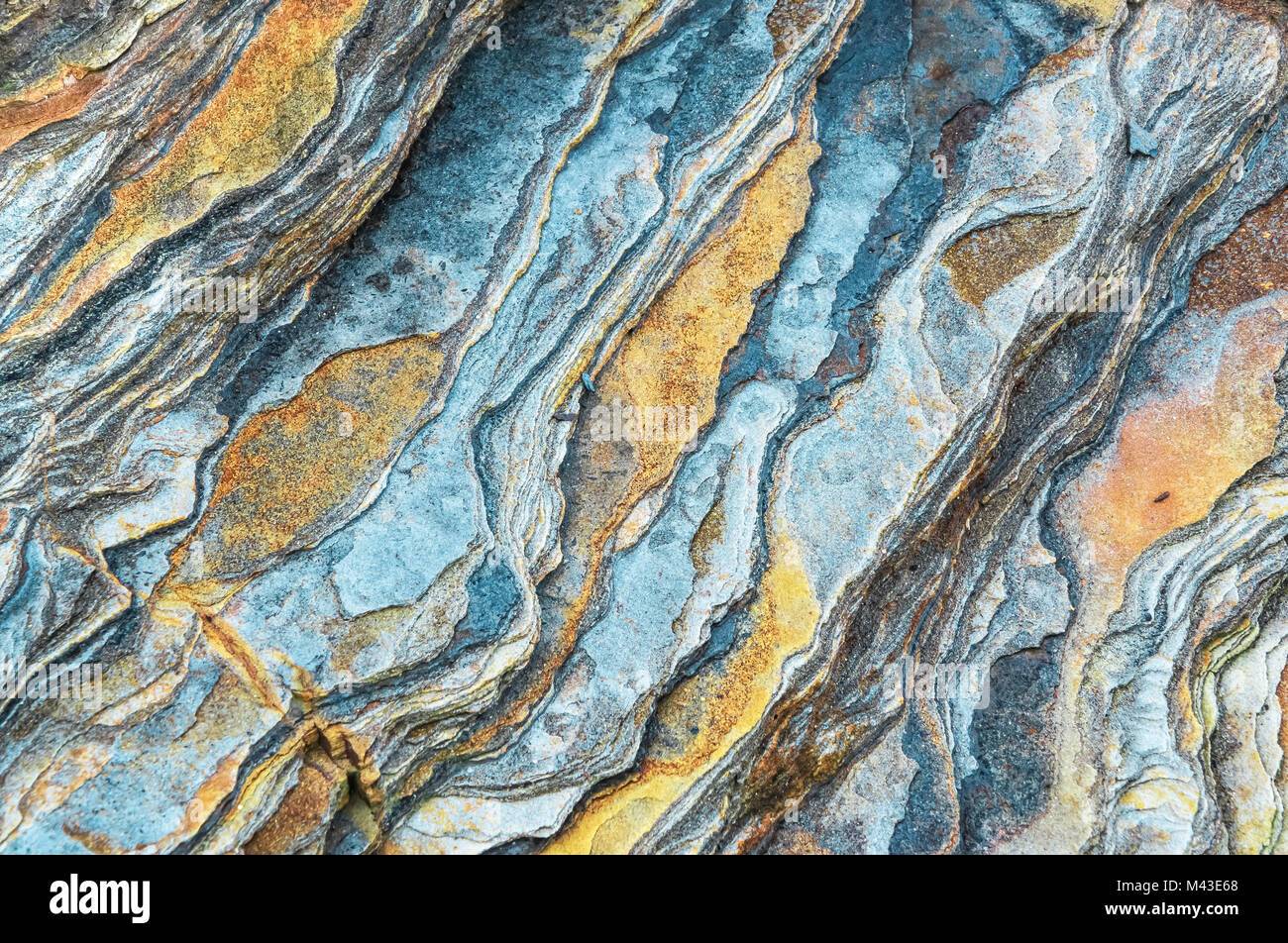 Colorful Rock Layers Stock Photo - Alamy
