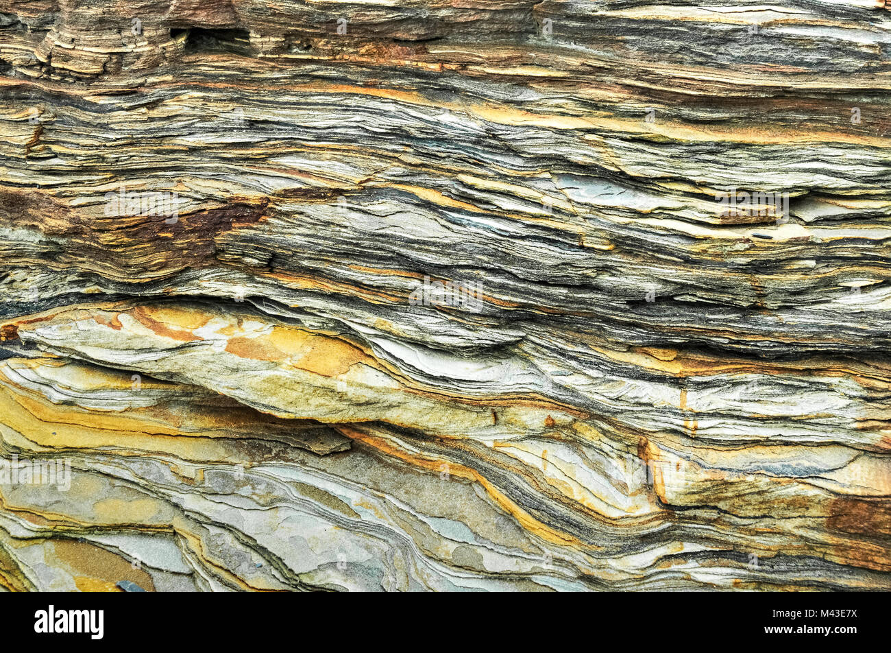 Colorful Rock Layers Stock Photo - Alamy