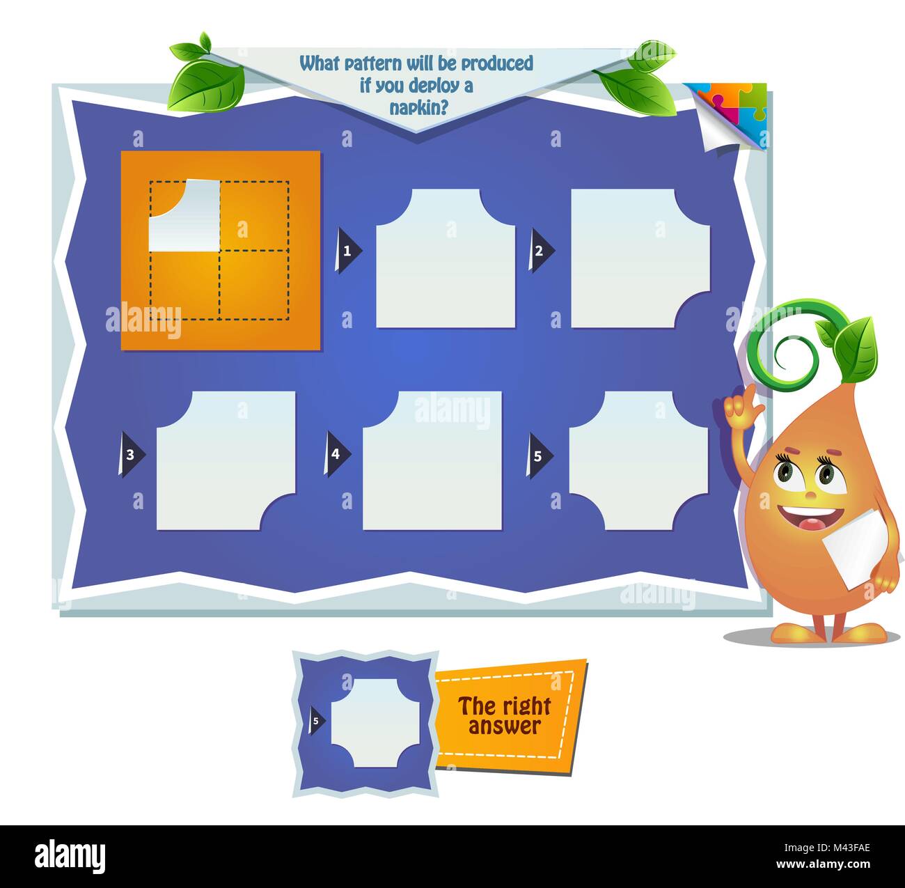 educational game for kids, puzzle. development of spatial thinking in ...