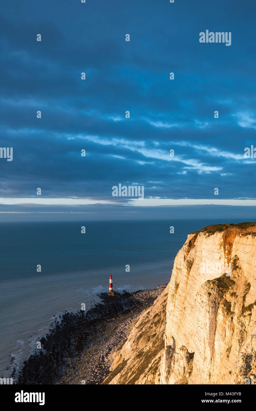 Lighthouse at Beachy Head Stock Photo - Alamy