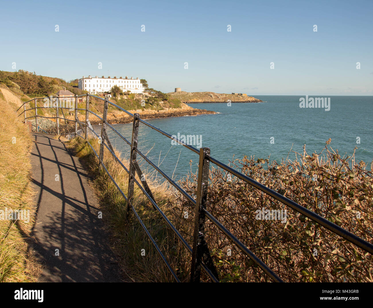 Pathway to Hawk Cliff, Dalkey Stock Photo - Alamy