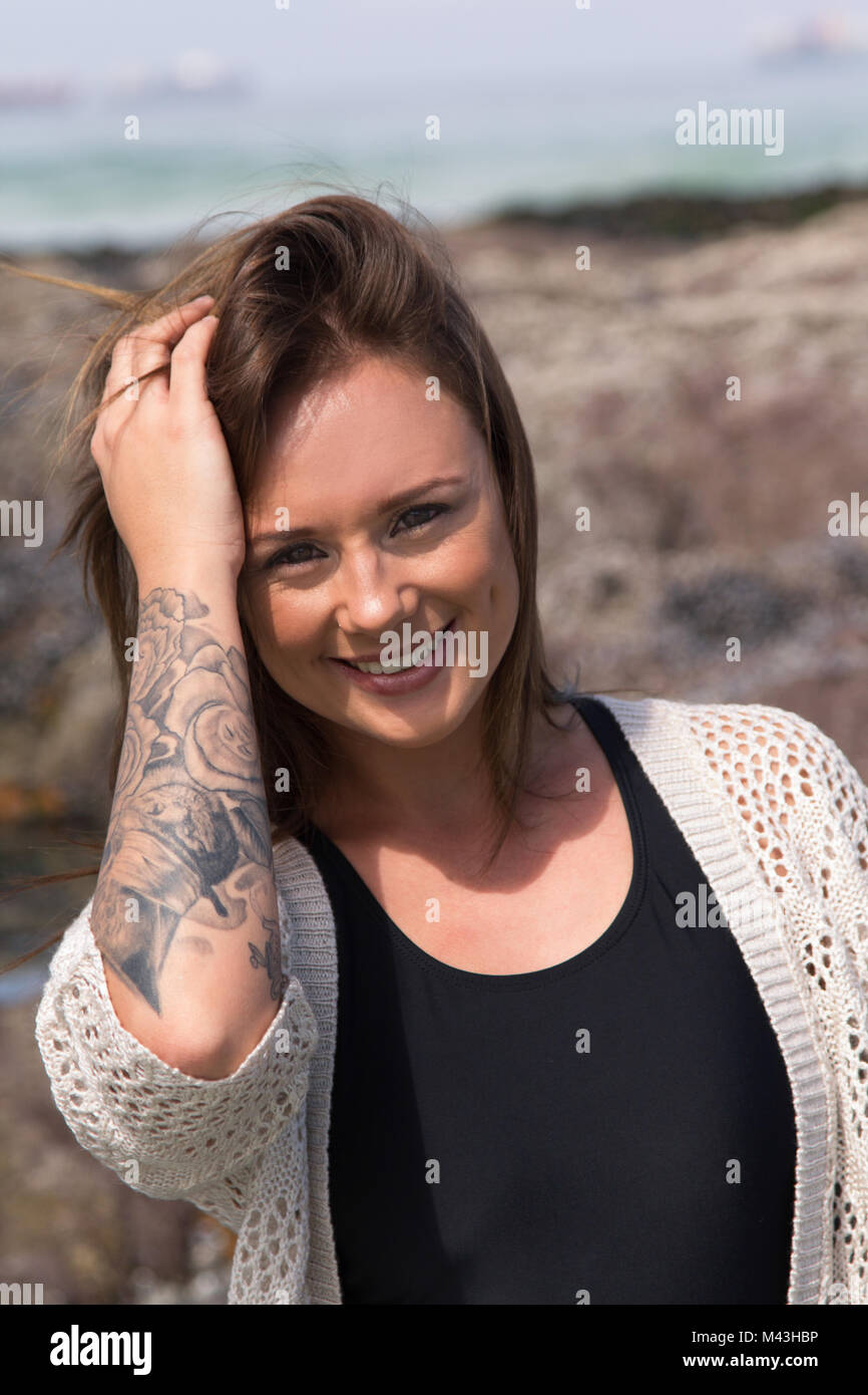 Tatoo Model High Resolution Stock Photography and Images - Alamy