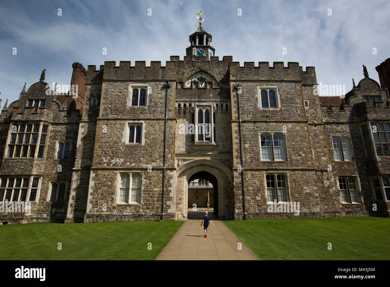 Knole House in Sevenoaks, Kent, The 15th Century house was formerly an ...