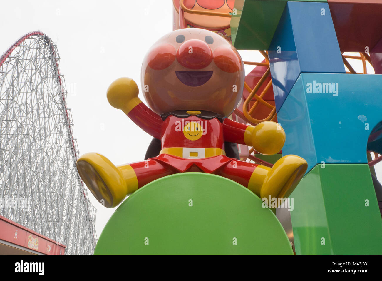 Anpanman Museum, Nagoya Japan : Entrance of museum and on top of the ...
