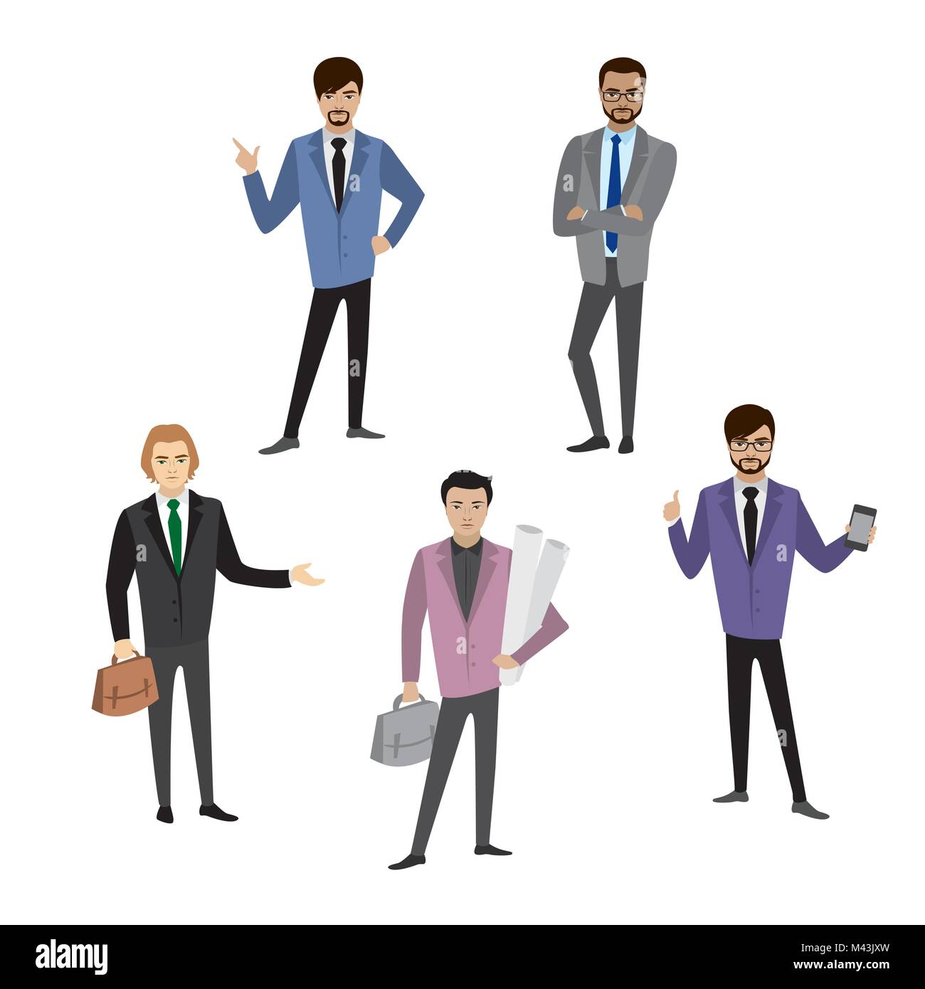 Young executive Stock Vector Images - Alamy