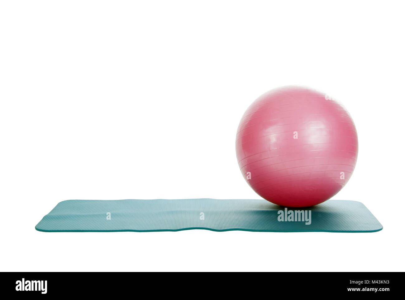 collection of fitness equipment over white Stock Photo - Alamy