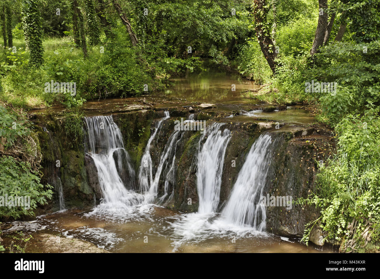 Waterfall, Massif des Maures, Provence, France Stock Photo - Alamy