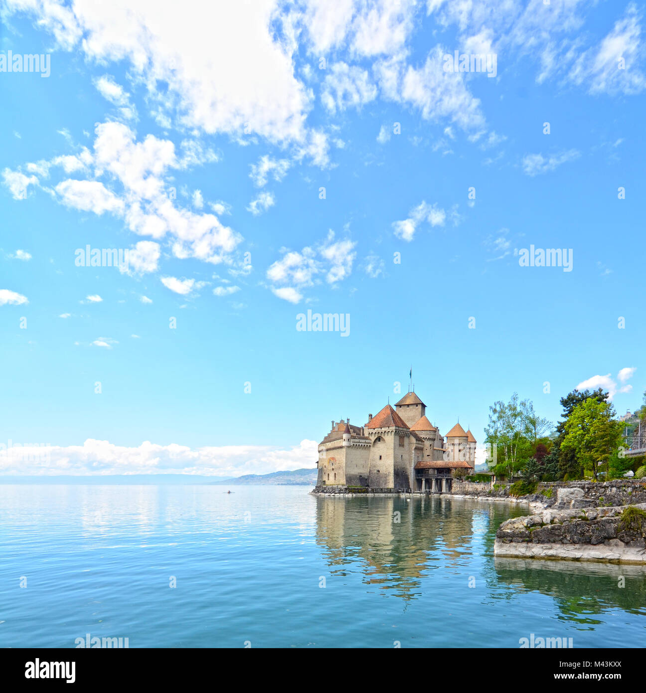 Prisoner of chillon castle by lord byron hi-res stock photography and ...
