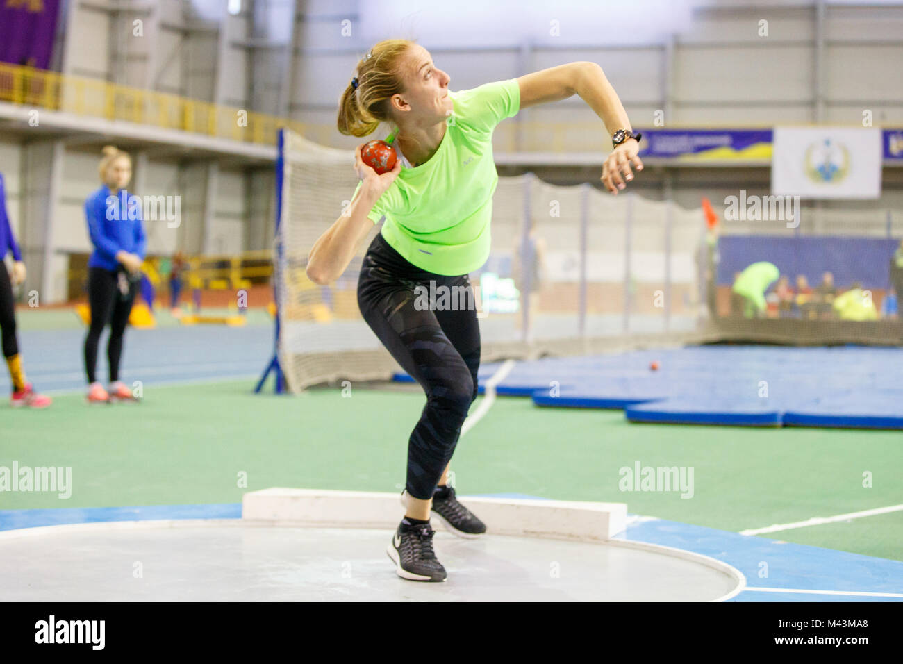 Shot put competition event hi-res stock photography and images - Alamy