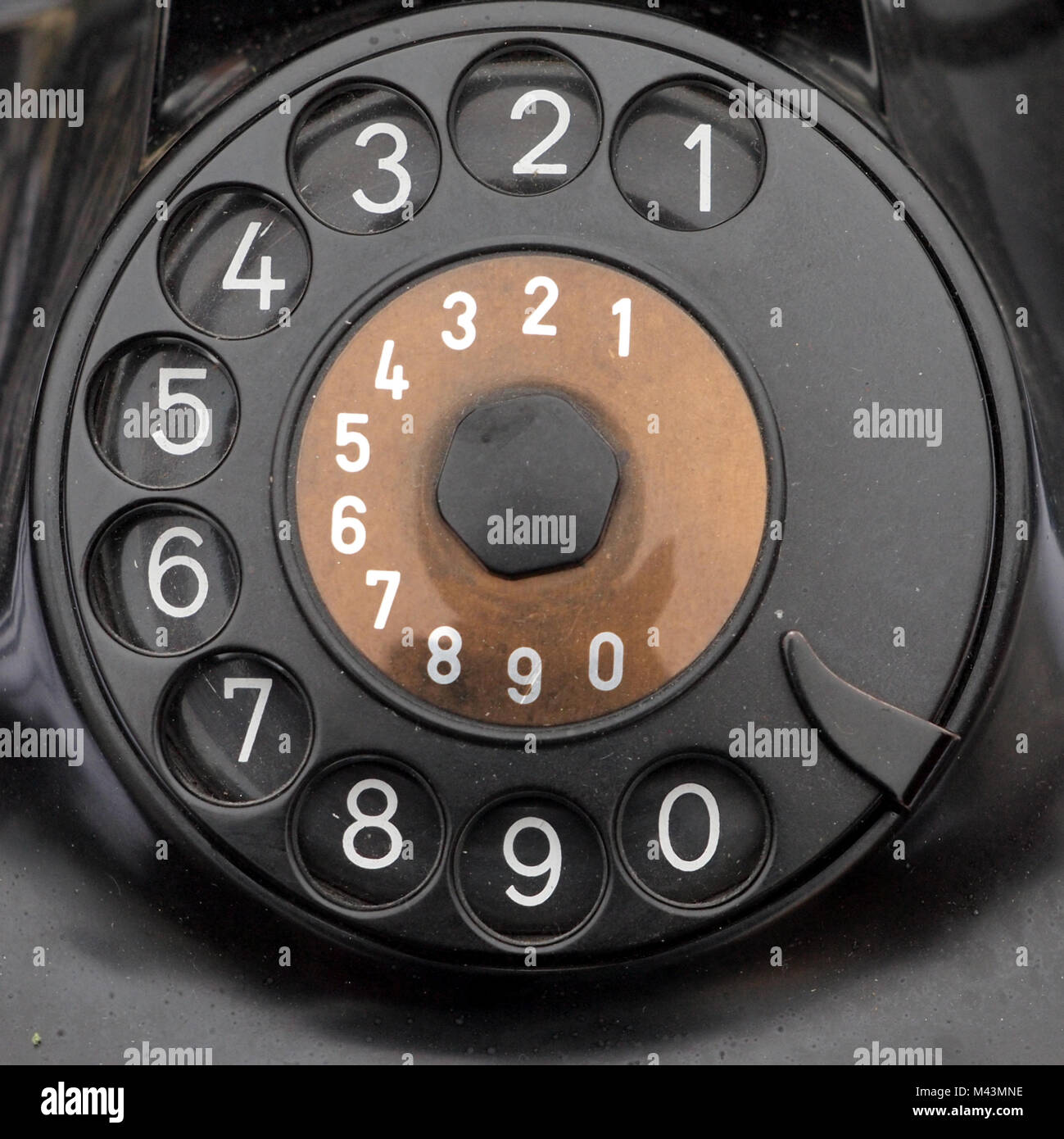 dial of an old phone Stock Photo - Alamy