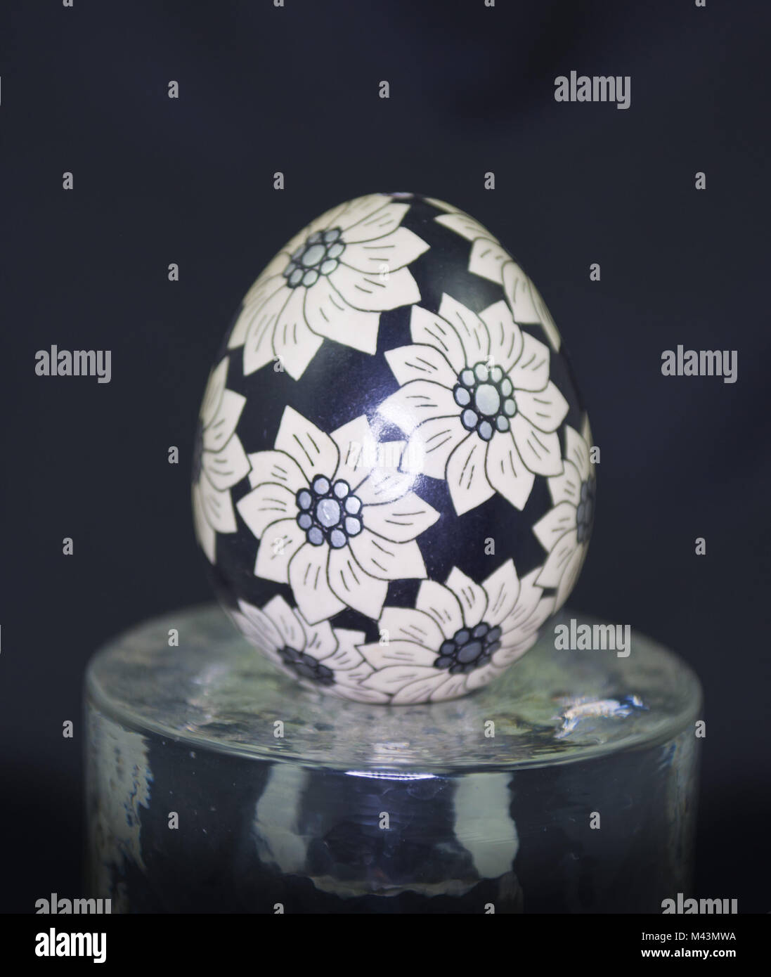 old painted easter egg Stock Photo - Alamy
