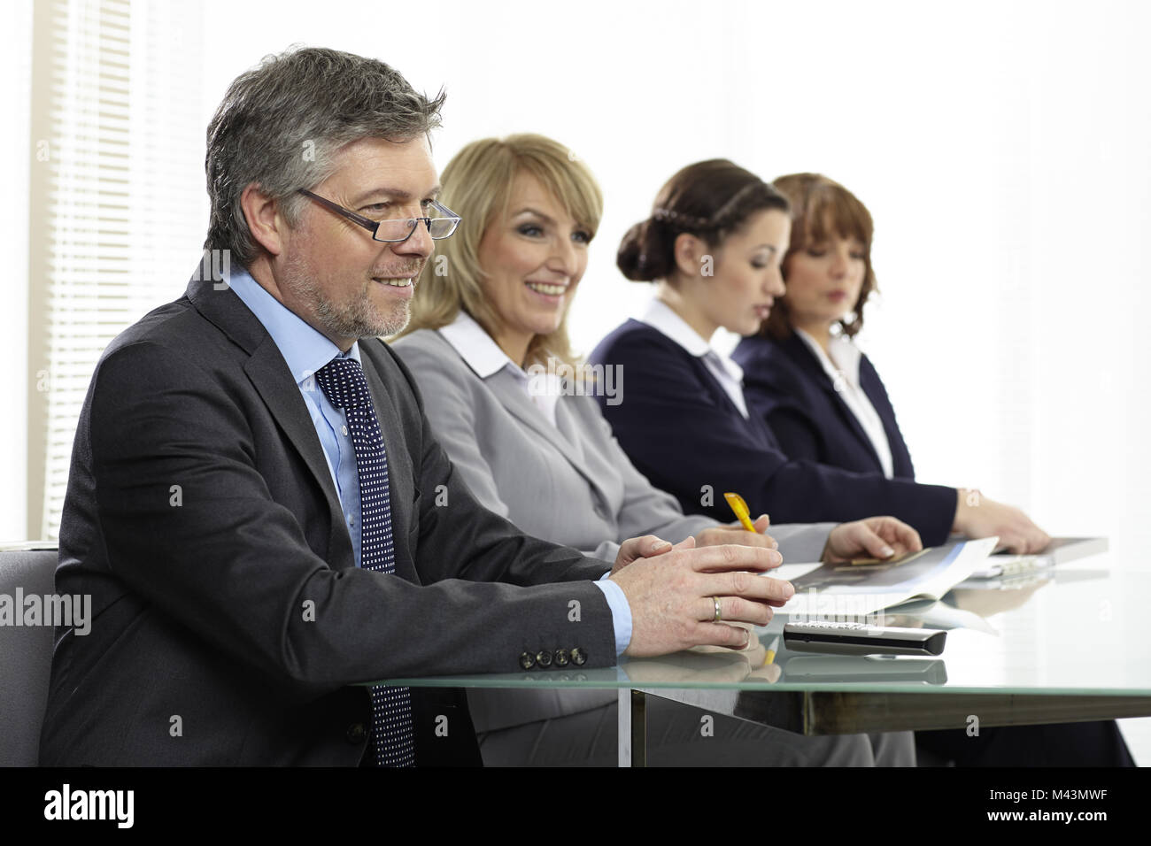 Office team in the Conference Stock Photo - Alamy
