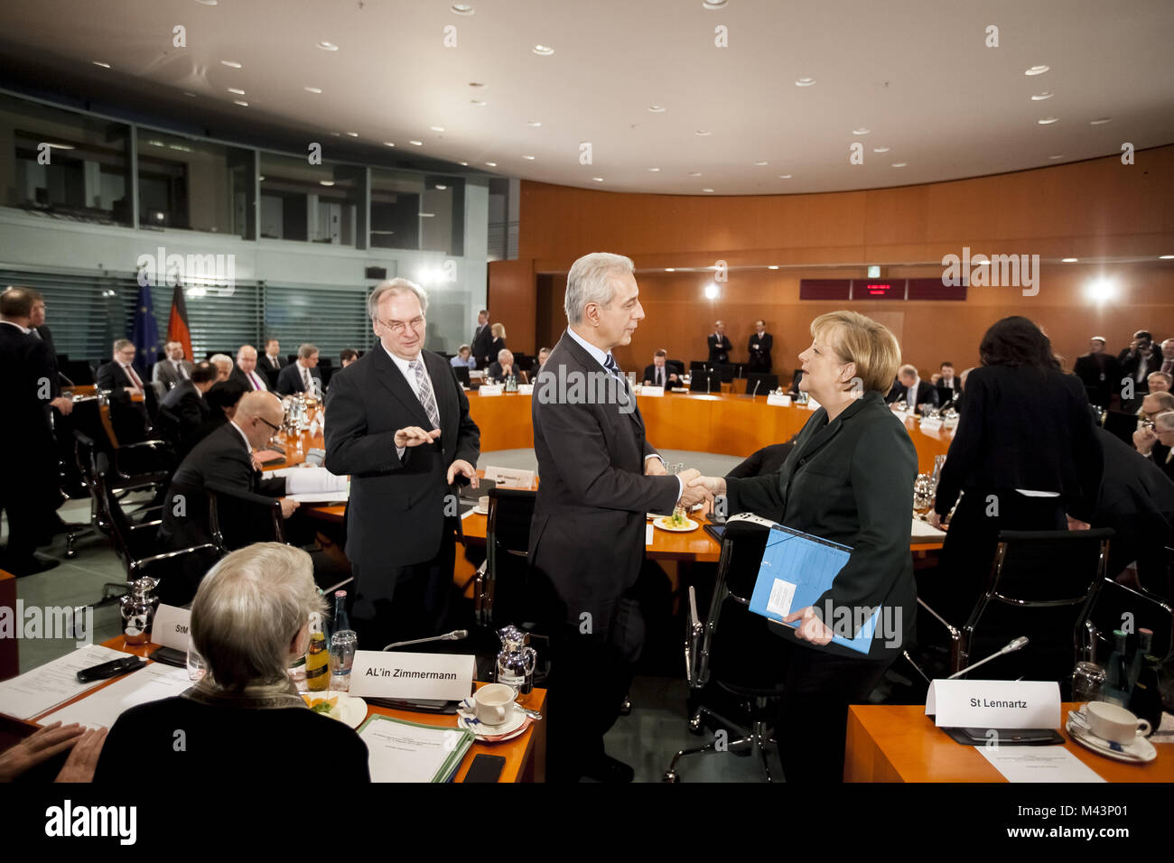 Chancellor Merkel meets German Prime Ministers Stock Photo - Alamy