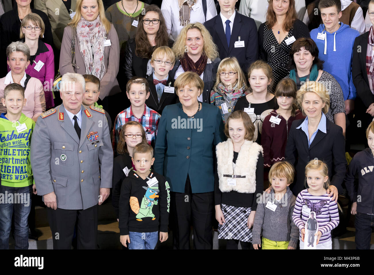 Merkel receives family members of the soldiers Stock Photo - Alamy