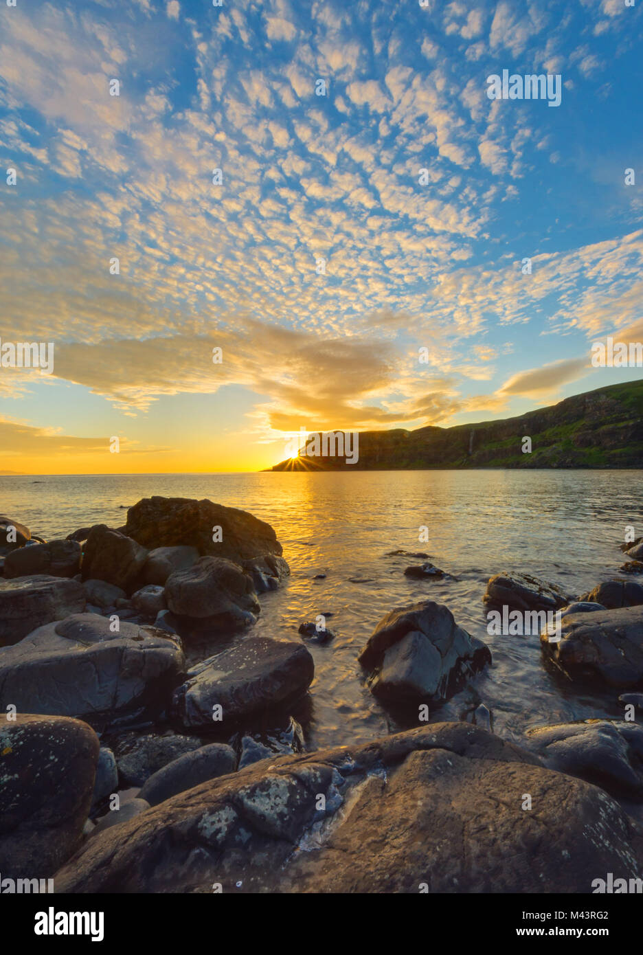 Amazing sunset on the Isle of Skye Stock Photo - Alamy