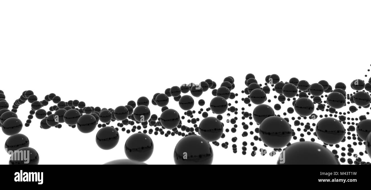 Futuristic Dots Pattern. 3D Illustration Stock Photo - Alamy