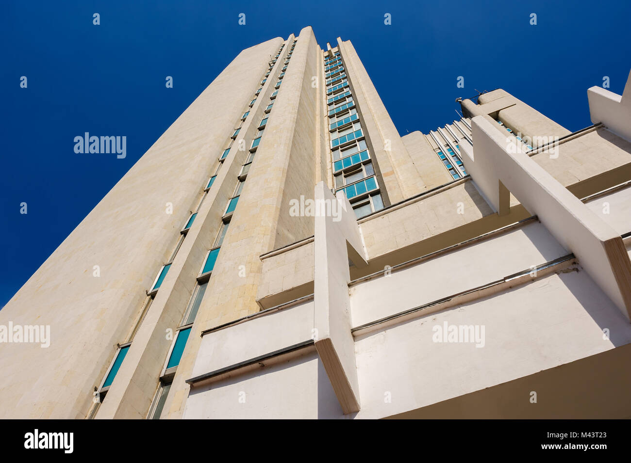 High building with perspective Stock Photo - Alamy