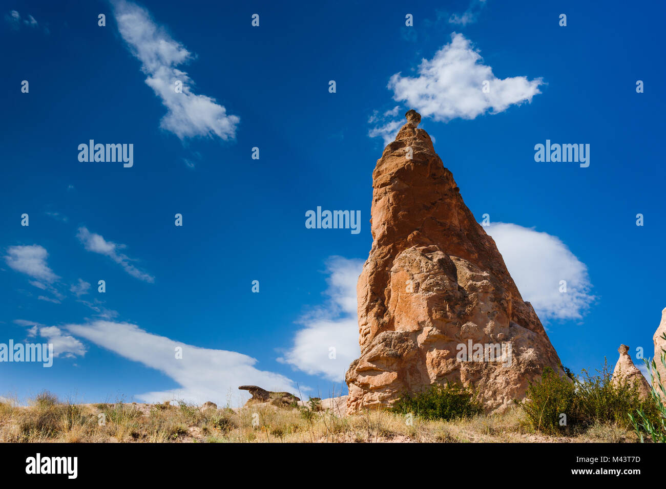 Bizzare rocks in Cappadocia, Turkey Stock Photo - Alamy