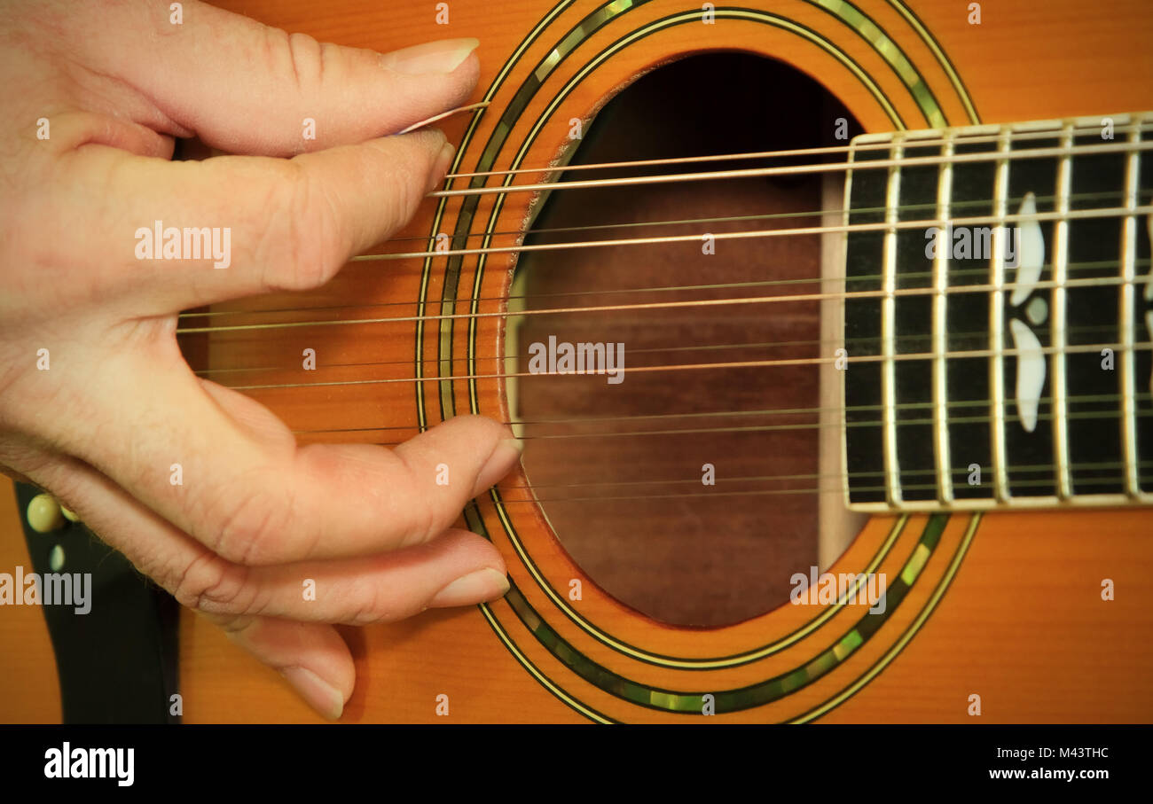 Musician playing rock tune on hi-res stock photography and images - Alamy