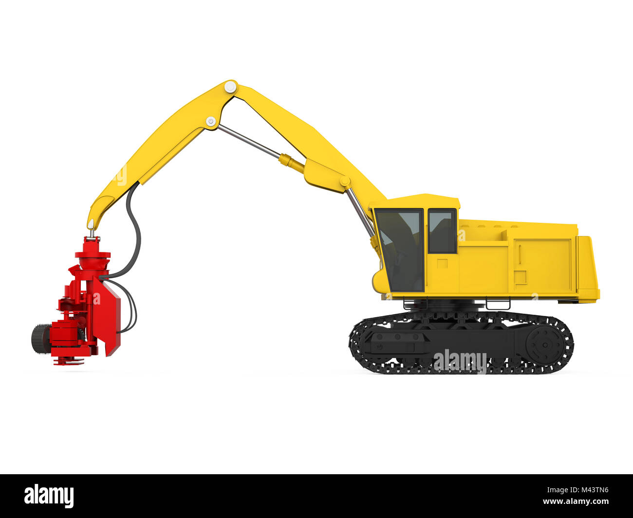 Excavator forestry mulcher hi-res stock photography and images - Alamy
