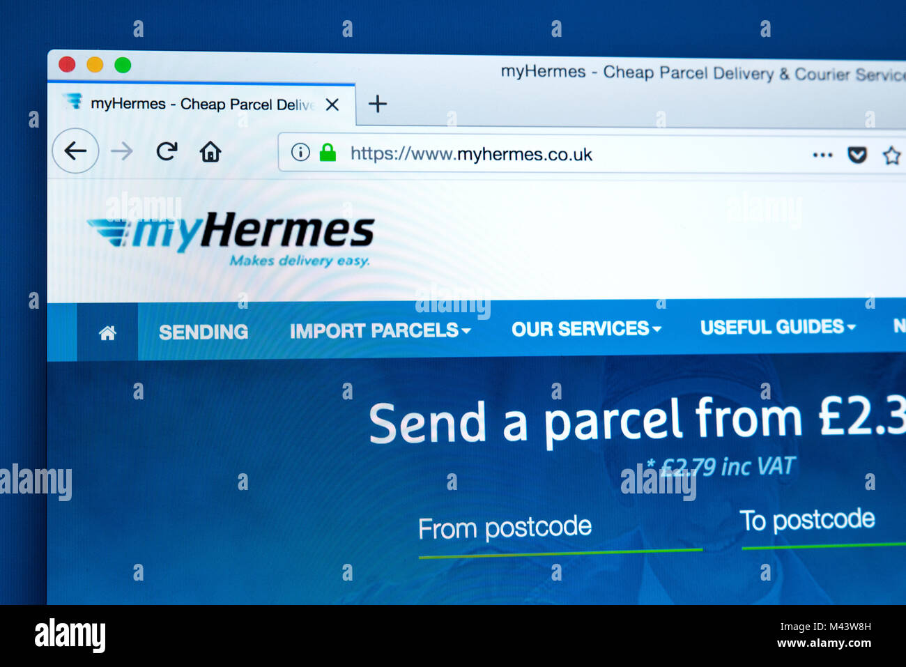 Hermes delivery logo hi-res stock photography and images - Alamy
