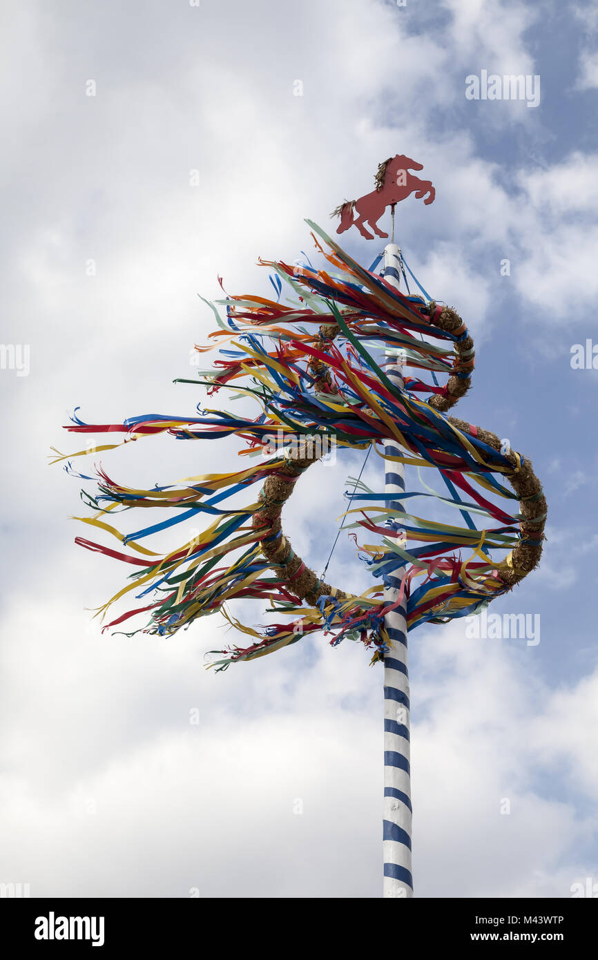 Maypole in wind hi-res stock photography and images - Alamy
