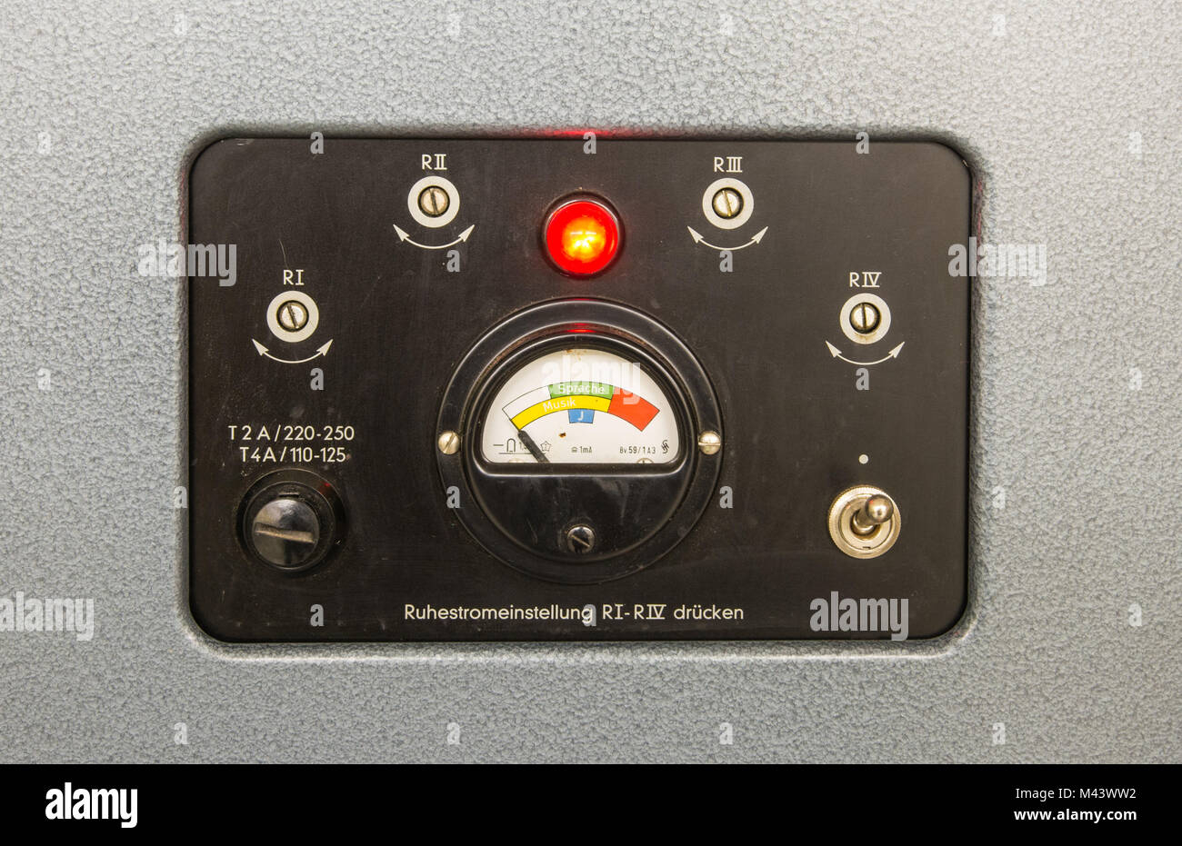 Vintage control panel hi-res stock photography and images - Alamy