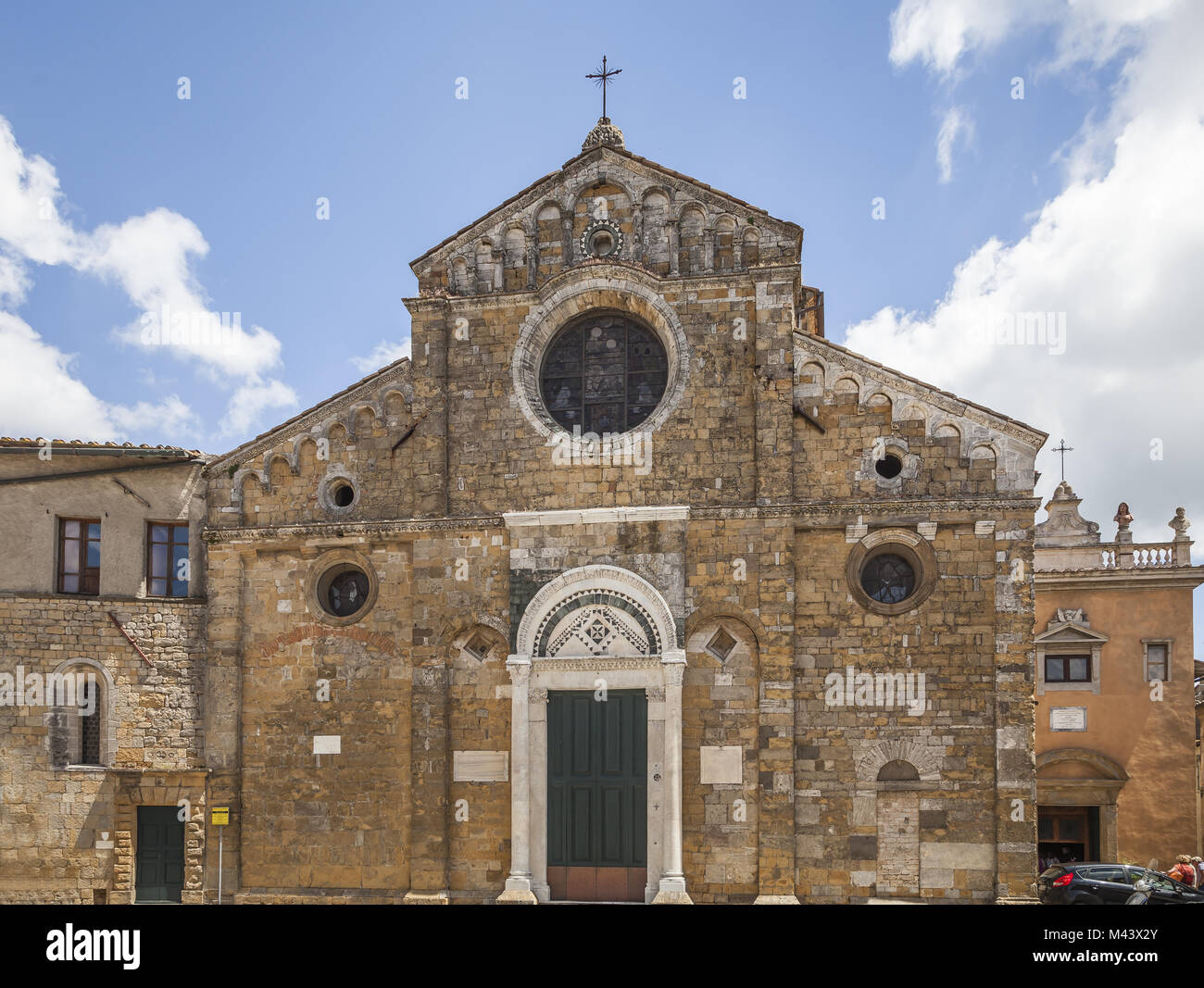 Church Santa Maria Assunta in Volterra, Tuscany Stock Photo - Alamy