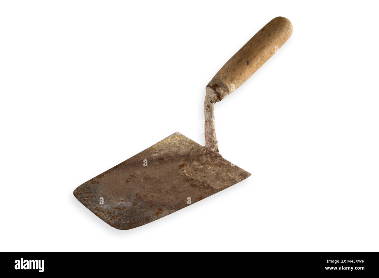 Old Trowel isolated on white background Stock Photo - Alamy