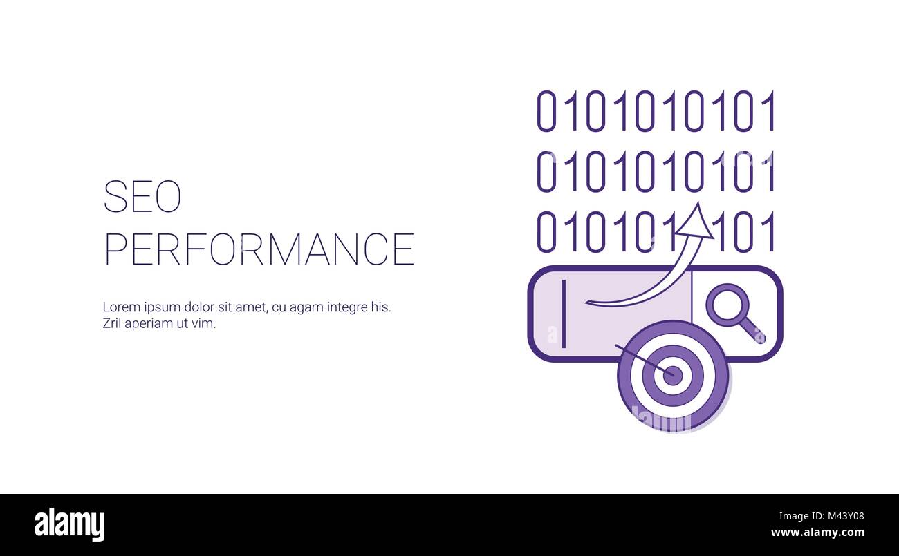 Seo Performance Web Banner With Copy Space Business Digital Marketing ...