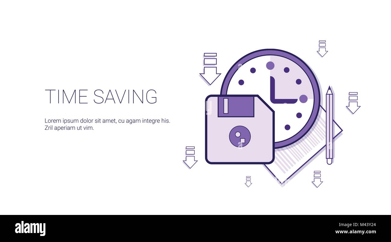Time Saving Web Banner With Copy Space Business Scheduling Management ...