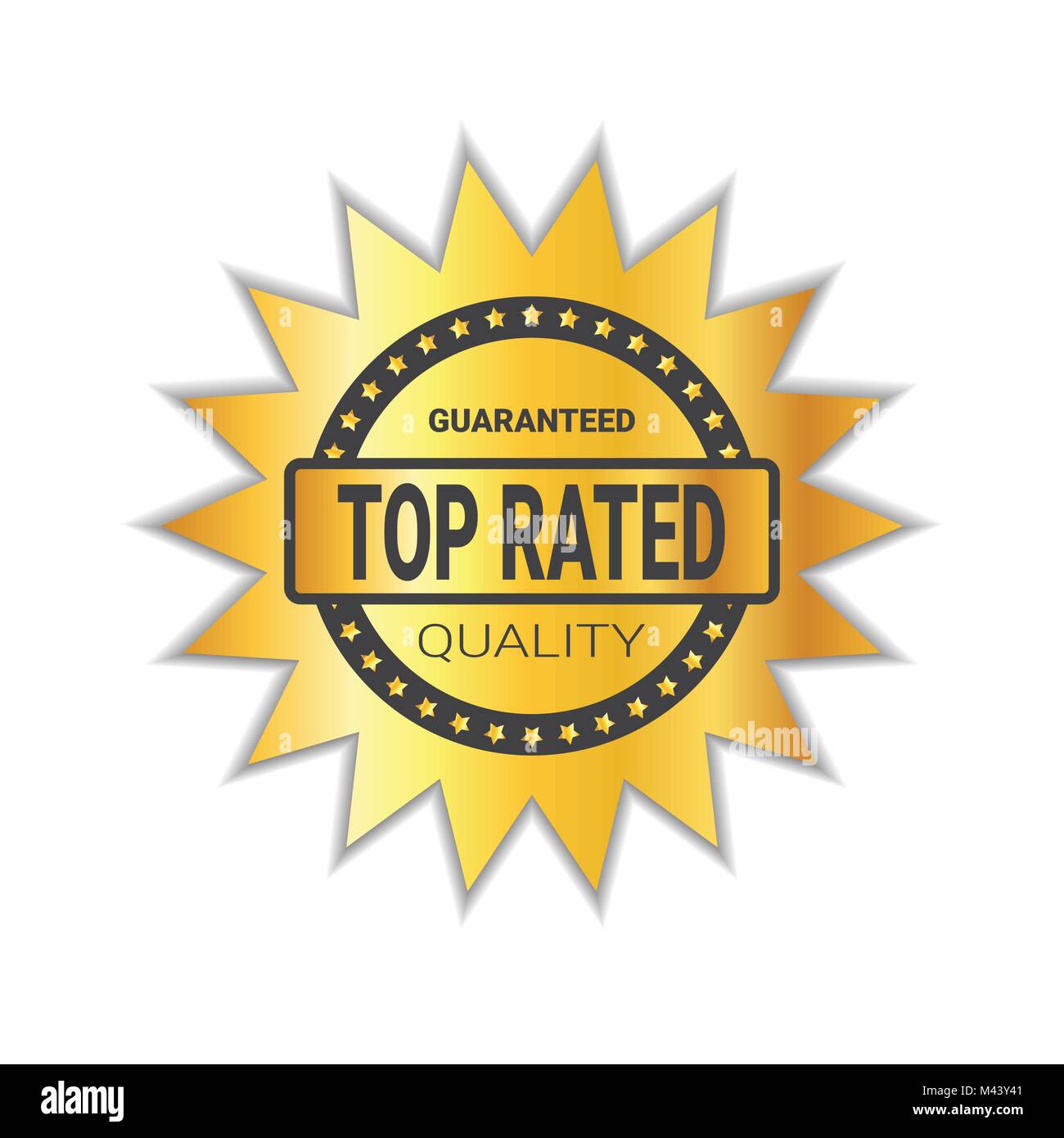 High quality guarantee badge logo hi-res stock photography and images ...
