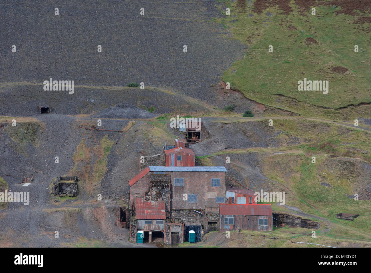 Force Crag mine, England, UK, Britain, Lake district Stock Photo - Alamy