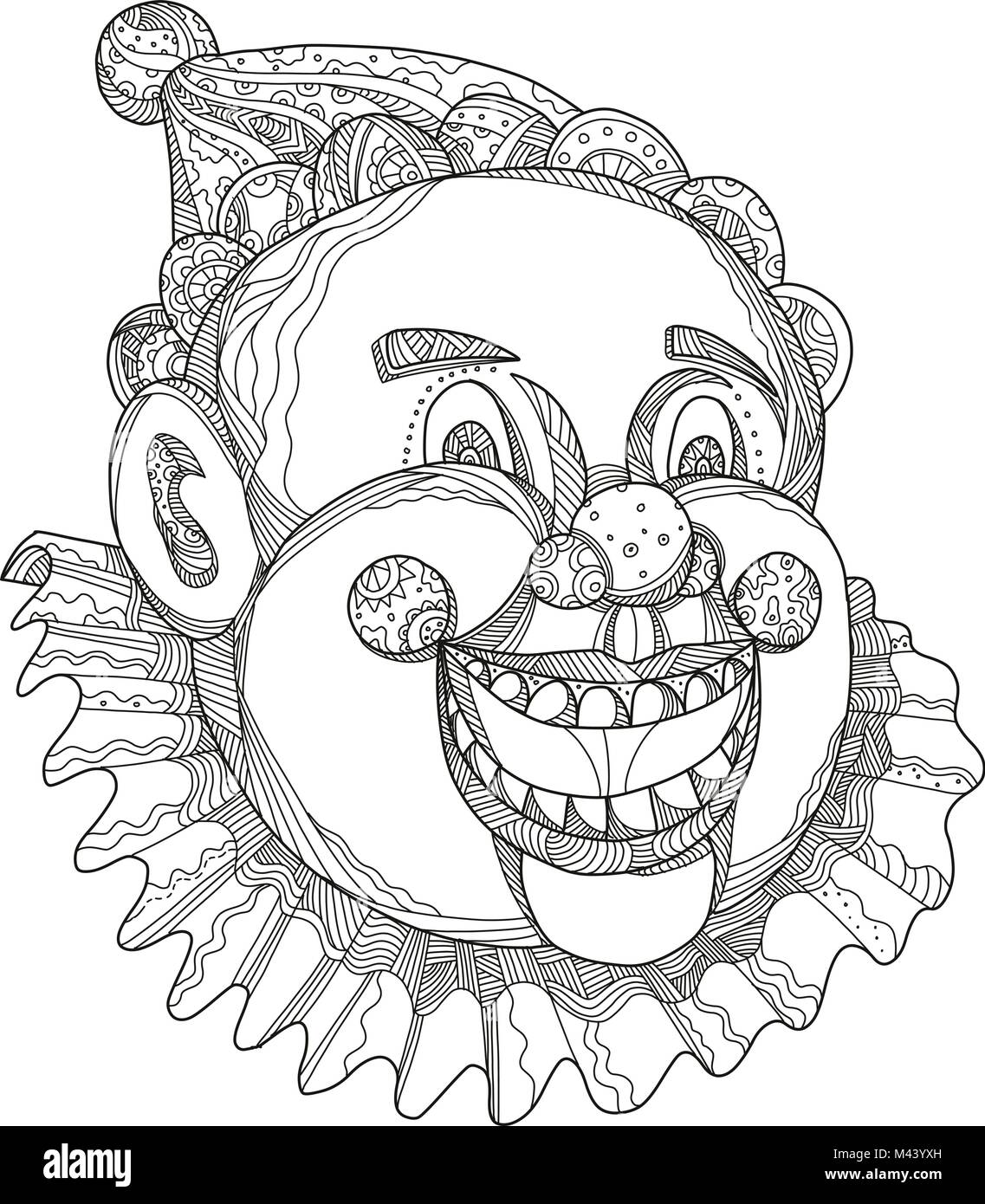 Circus Clowns Drawings
