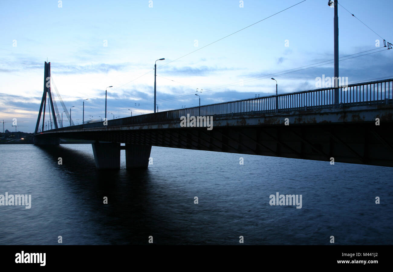 architectural connction bridge over the sea Stock Photo - Alamy