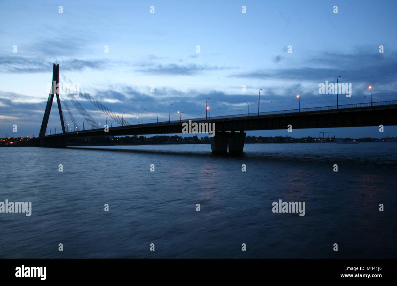 architectural connction bridge over the sea Stock Photo - Alamy